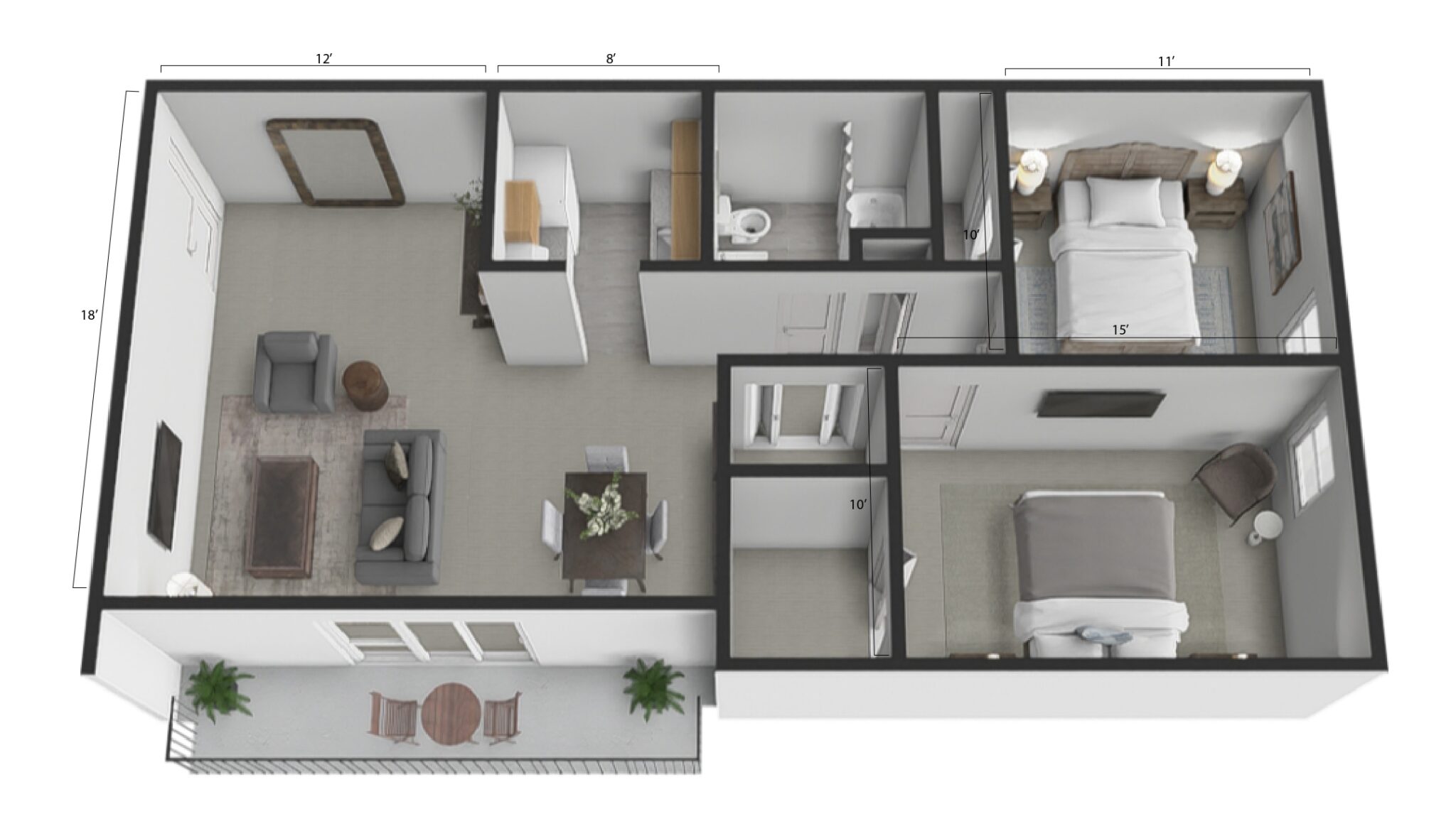 Luxury Apartments in Parma, OH | Pleasant Lake Apartments